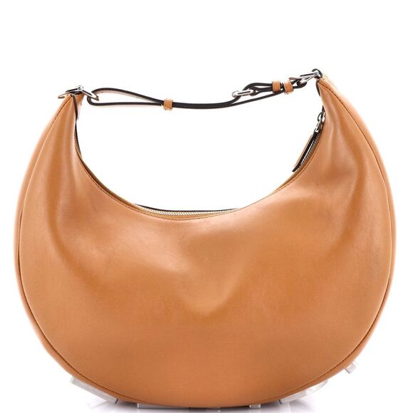 Fendi | Bags | Fendi Fendigraphy Bag Leather Medium Brown | Poshmark